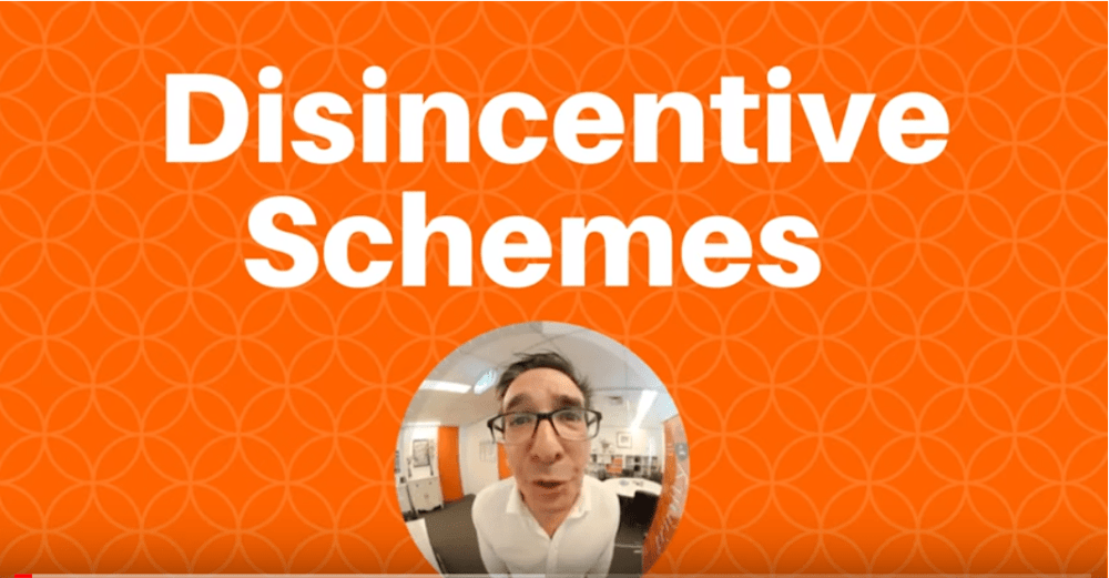 Performance based payments need to be an incentive not a disincentive